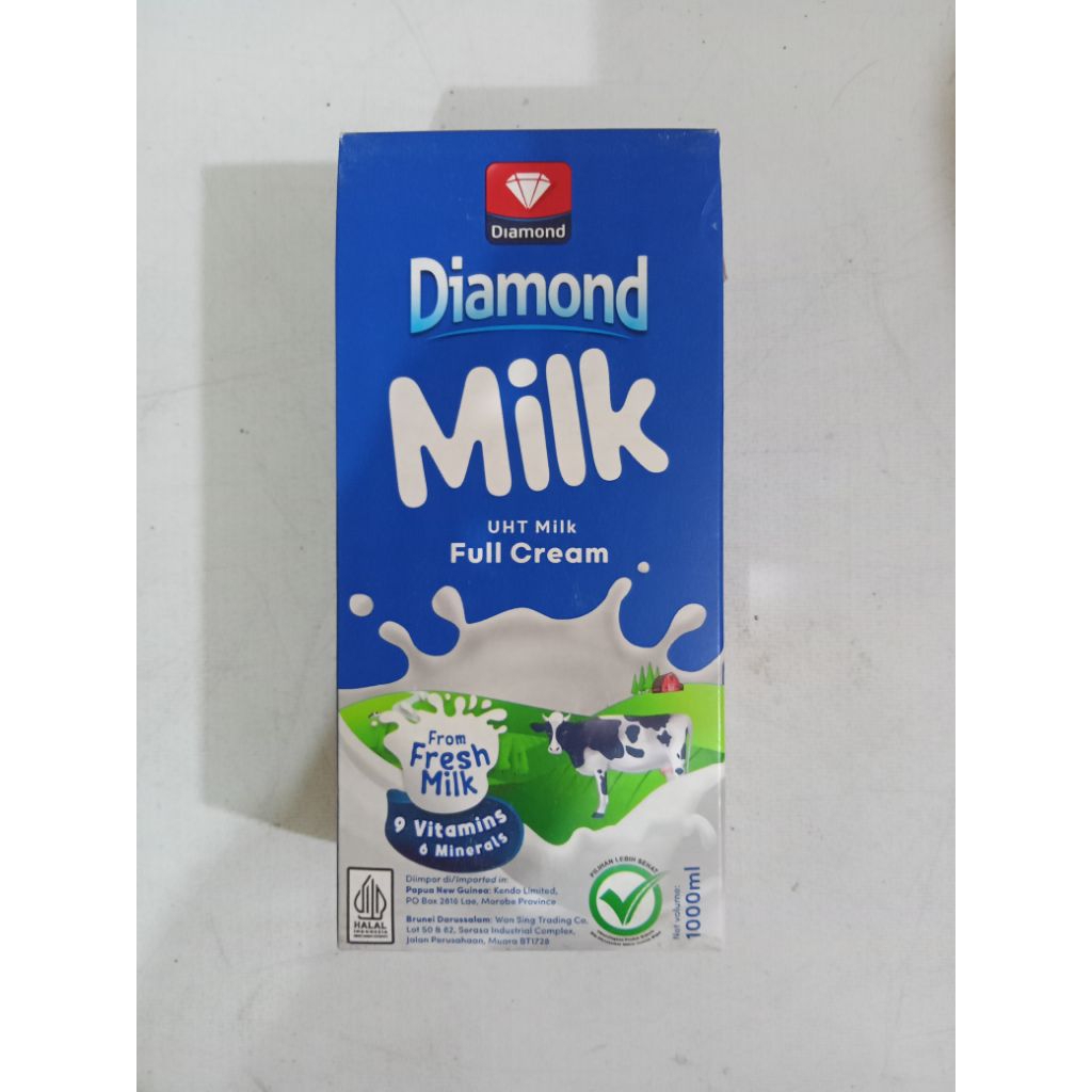 Jual Diamond Milk / susu uht full cream 1000ml | Shopee Indonesia