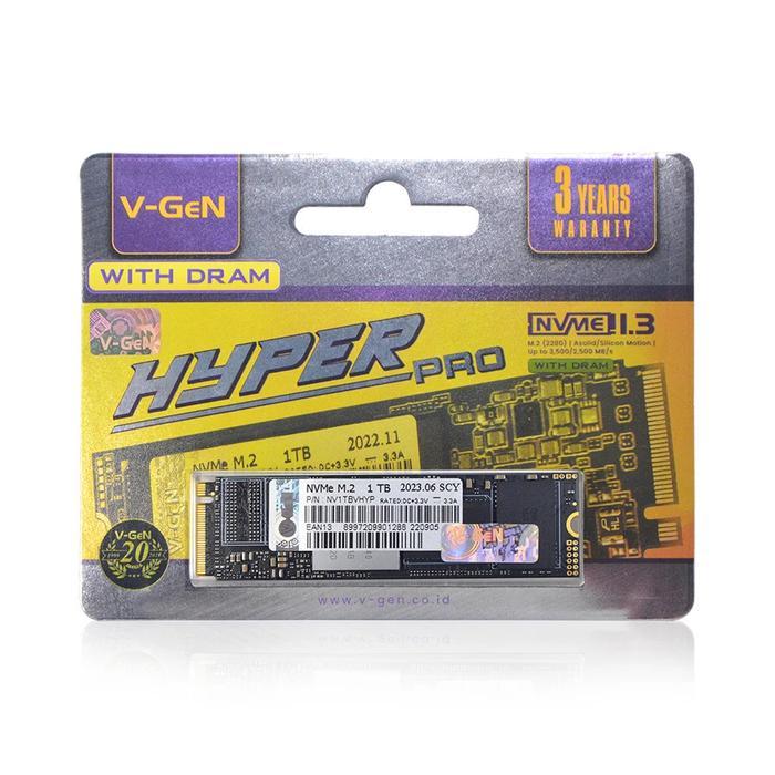 Jual VGEN SSD M2 NVME Gen3 With Dram Hyper Pro Tanpa Heatsink | Shopee ...