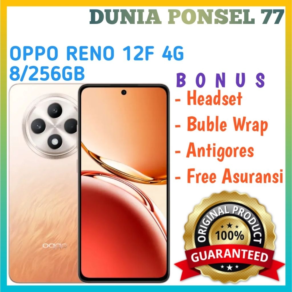 Jual OPPO RENO 12F 4G 8/256GB | OPPO RENO 12 F 4G 8/256GB | Shopee ...