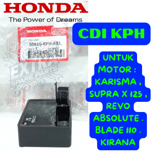 Jual CDI KPH Original Honda Ahm Sepeda motor Karisma dan Supra X 125 ...