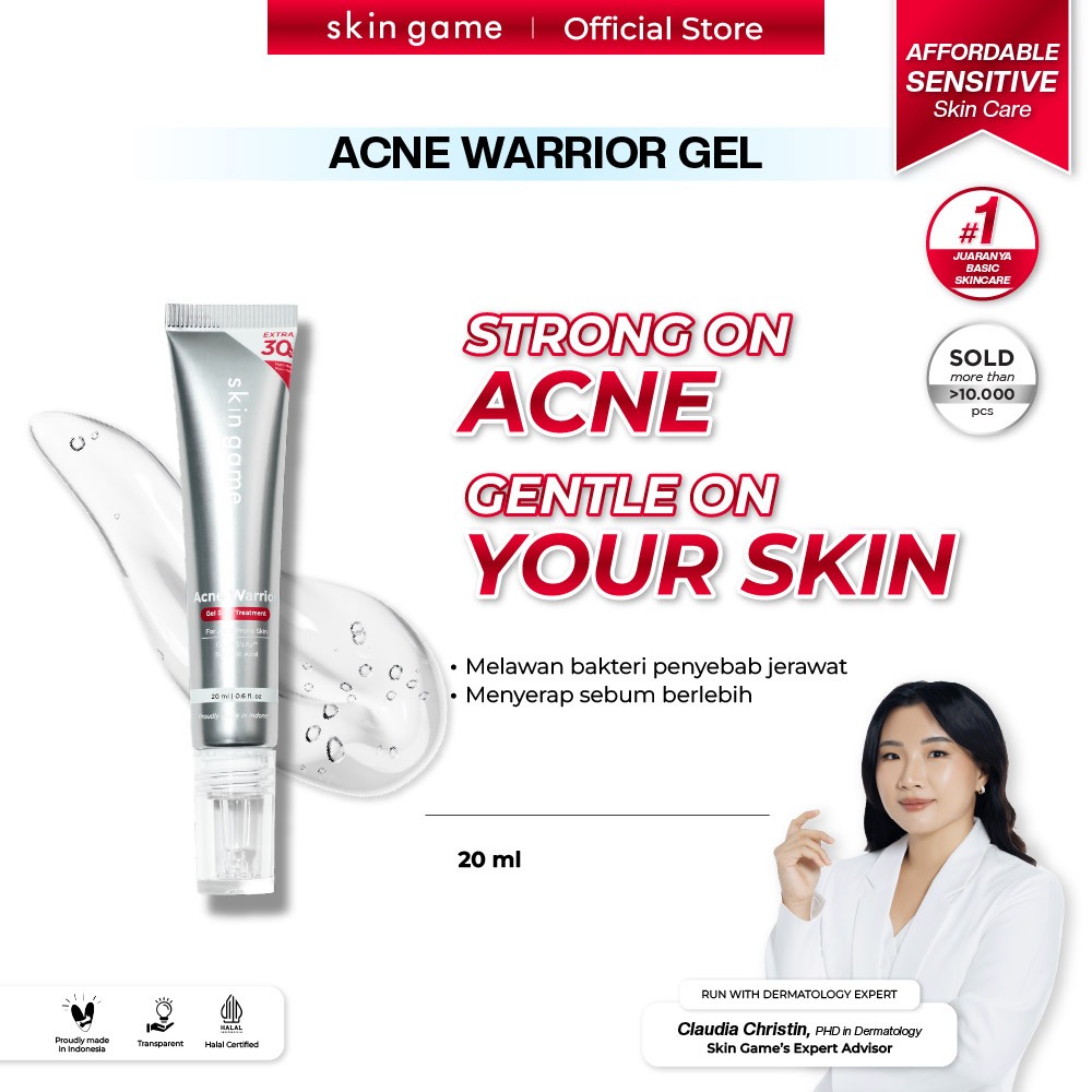 Jual Skin Game Acne Warrior Gel - Krim Totol Jerawat | Shopee Indonesia