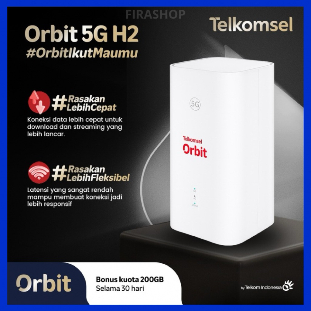 Jual Telkomsel Orbit 5G H1&5G H2 Modem Router 5G High Speed Data Free ...