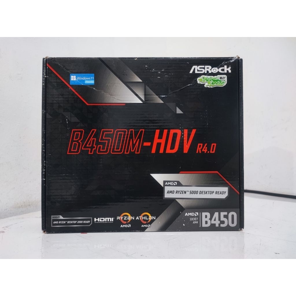 Jual Motherboard ASRock B450M-HDV R4.0 (AM4, AMD, B450, DDR4, USB3.1 ...