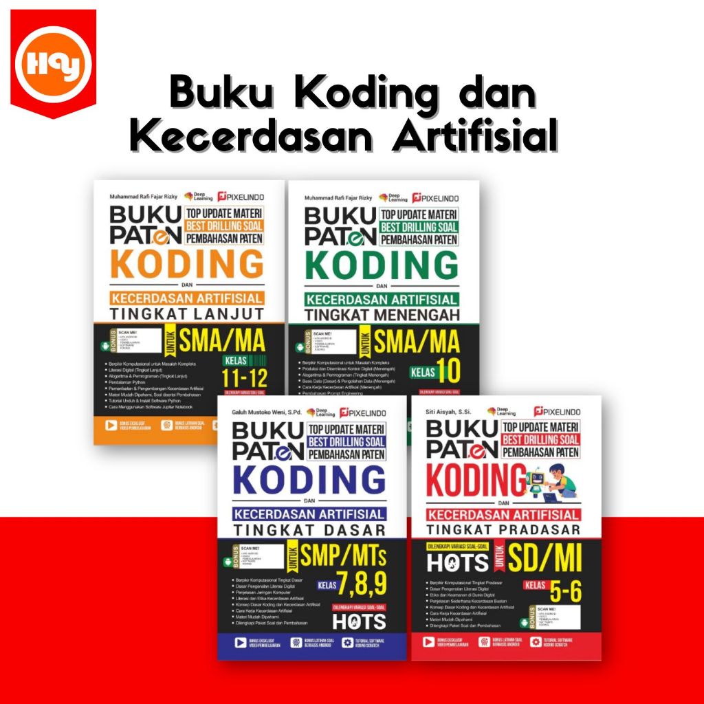 Jual Buku Coding, Koding | Buku Paten Koding dan Kecerdasan Artifisial ...