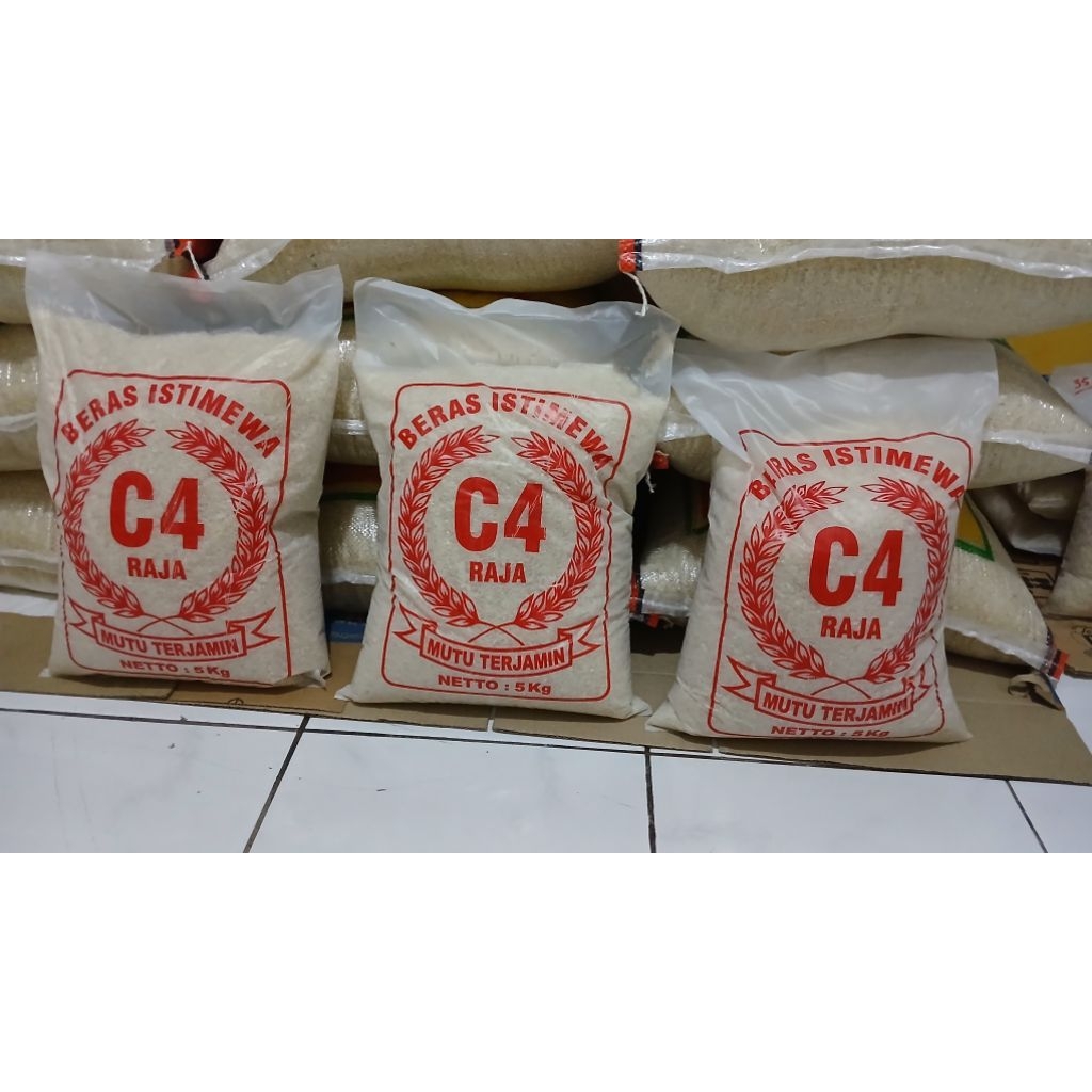 Jual Beras c4 5kg | Shopee Indonesia