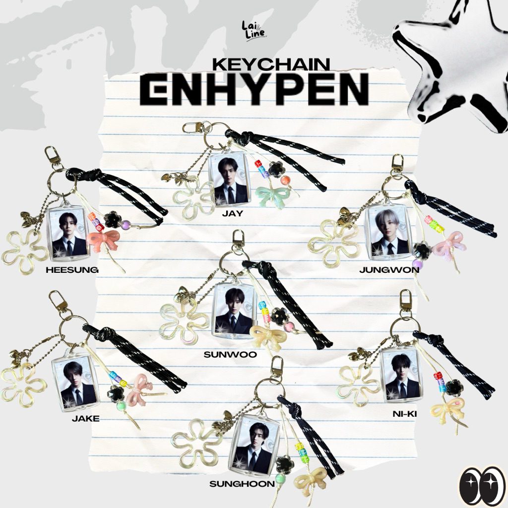 Jual KEYCHAIN ENHYPEN | GANTUNGAN KUNCI KPOP | BAGCHARM KPOP | Shopee ...