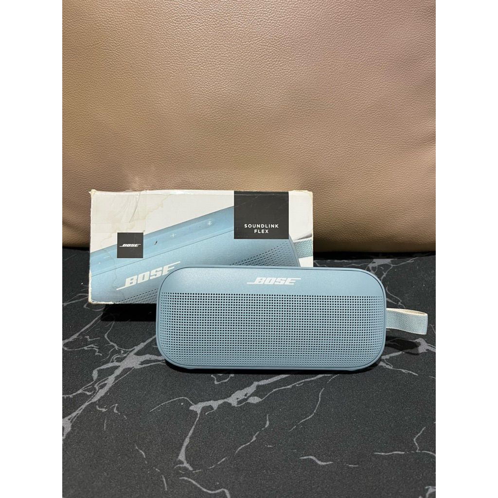 Jual Bose Soundlink Flex Stone Blue Second Fullset Likenew | Shopee ...