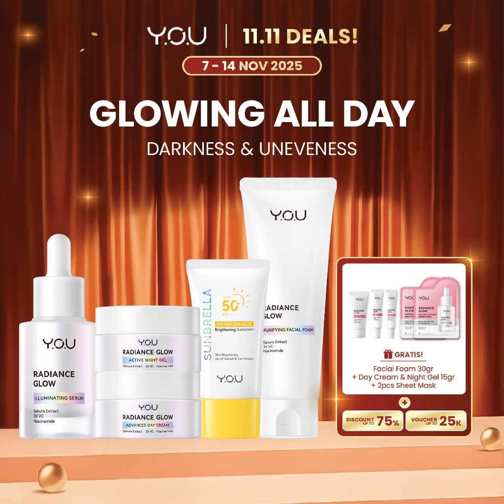 Jual YOU Radiance Glow Bundle Glowing All Day | Shopee Indonesia