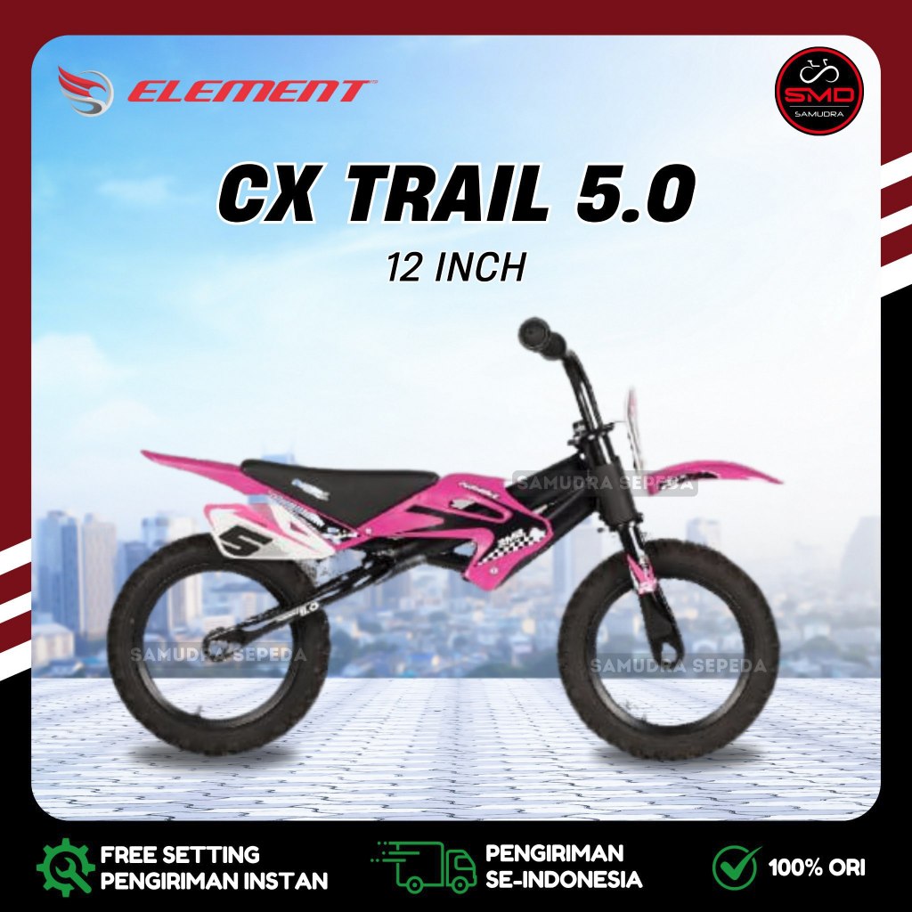 Jual Sepeda Anak Push Balance Bike Element CX Trail 5.0 Murah BDG ...
