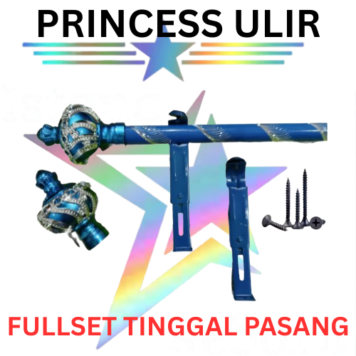 Jual BIRU PRINCESS - Bisa Request Ukuran 30-250 Cm Batang Gorden ...