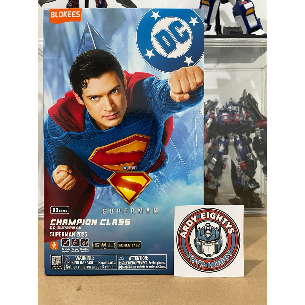Jual Blokees BNIB Superman 2025 DC Champion Class 01 Action Figure Mokit | Shopee Indonesia