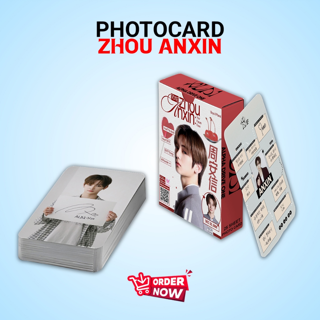Jual PHOTOCARD SET ZHOU ANXIN BOYS 2 PLANET MEMBER KPOP ALD1 310 GSM ...