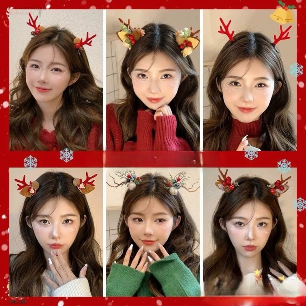 Jual Bando Natal Christmas Bandana Natal Rusa Santa Claus m Rusa Natal ...
