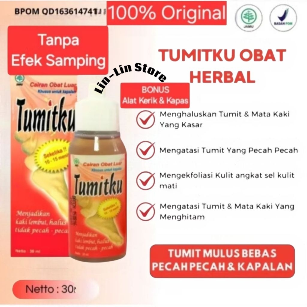 Jual ASLI 100% ORIGINAL Tumitku 30 ML Penghilang Kapalan Penghilang ...