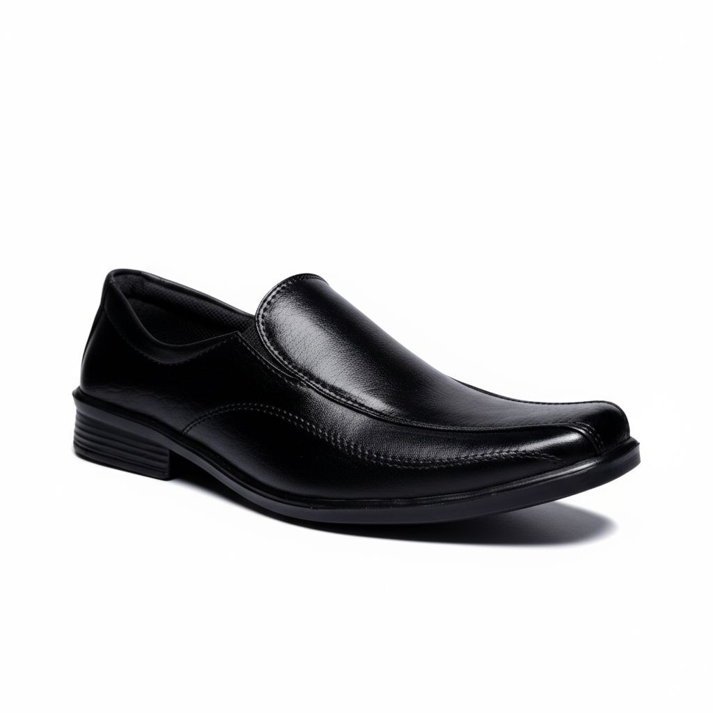 Jual Latido Sepatu Pantofel Oxford Pria Kulit Hitam Polos Model Slop ...