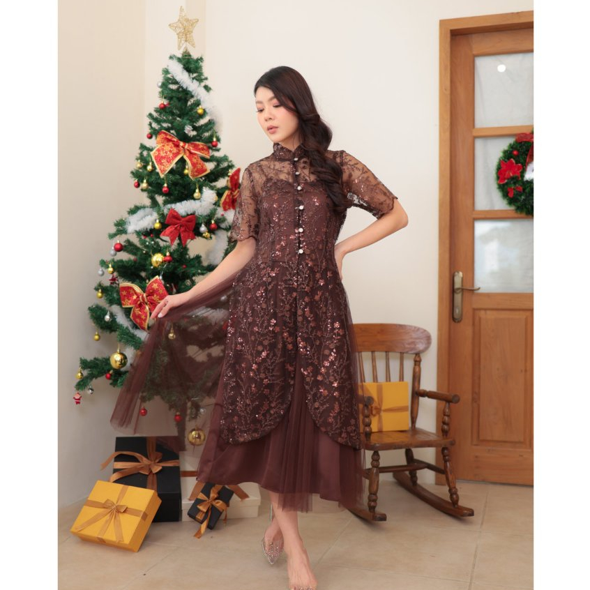 Jual Louisa Dress by Miss Nomi - Dress Pesta - Dress Natal I Dress ...