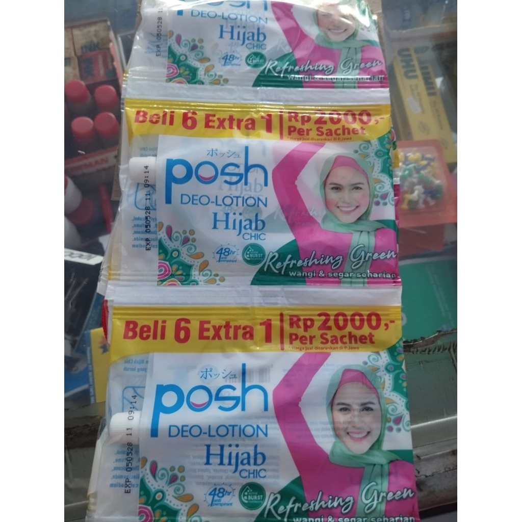 Jual posh Deo lotion 1pak(14pc) | Shopee Indonesia