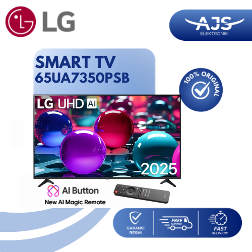 Jual LG Smart TV UHD 4K 65UA7350PSB AI Magic Remote 65 Inch Garansi ...