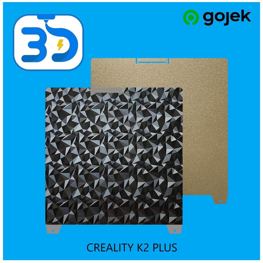 Jual Creality K2 Plus Build Plate 370x370mm Diamond PEO+Textured PEI ...