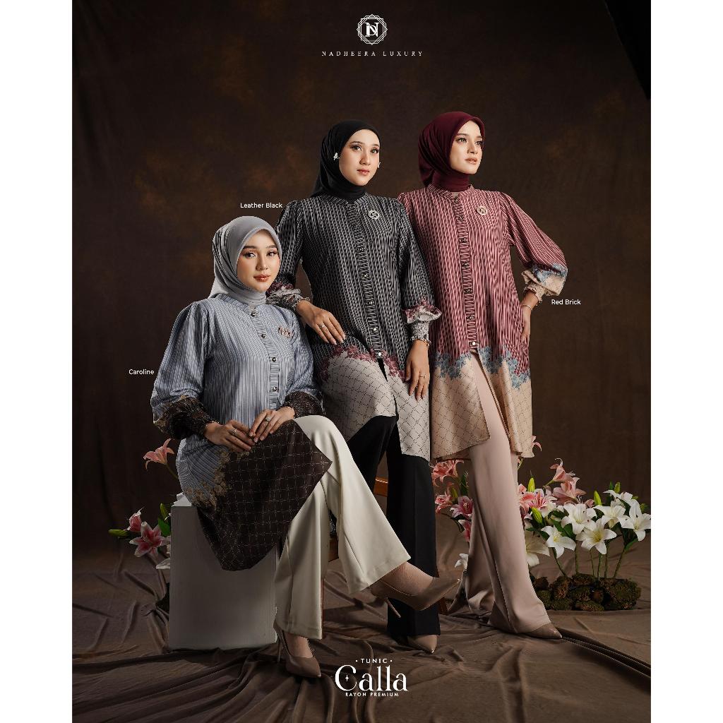 Jual CALLA SERIES TUNIC BY NADHEERA LUXURY TUNIC ADEM AYEM DAN ELEGAN ...