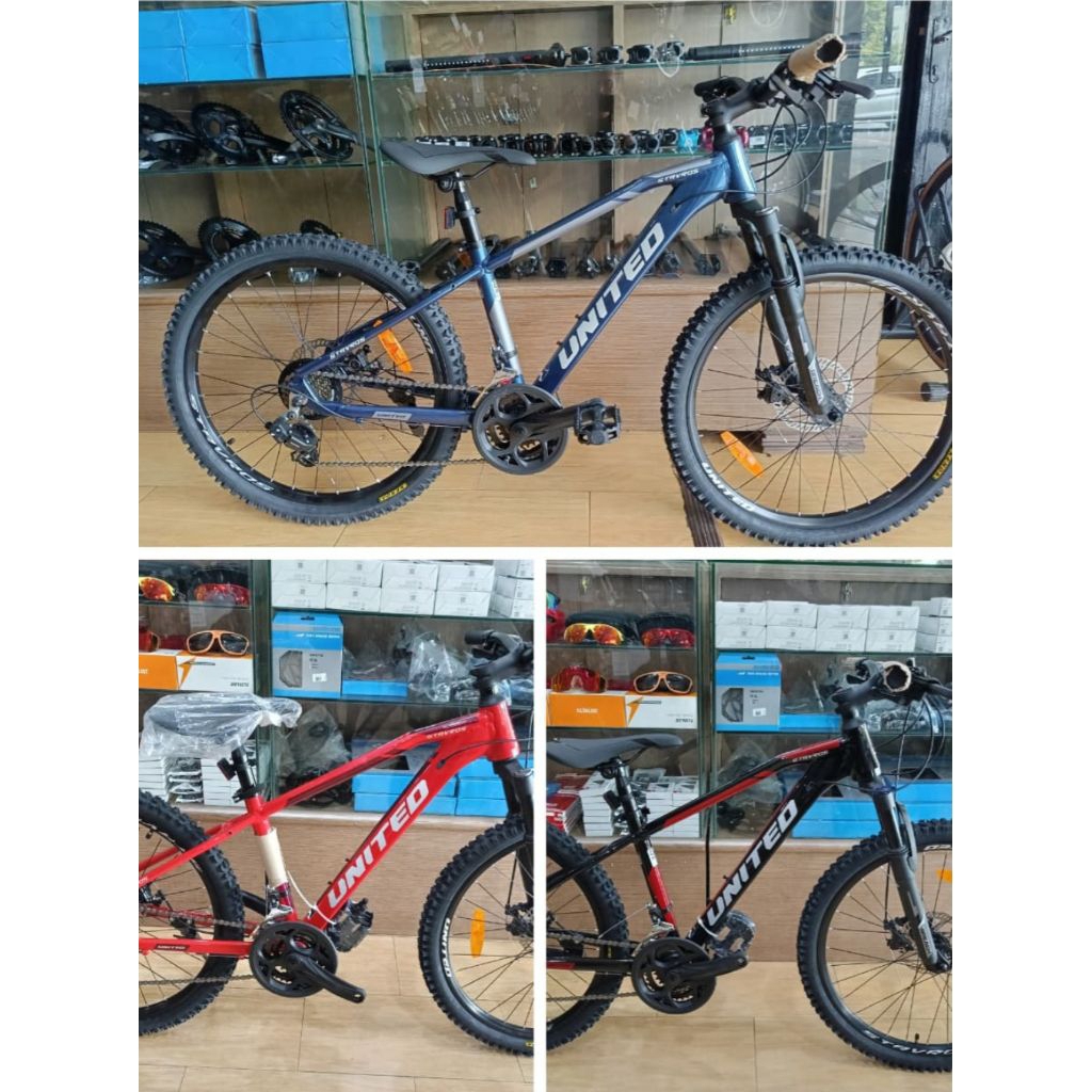 Jual SEPEDA MTB GUNUNG 24" UNITED STAVROS ALLOY NEW PROMO | Shopee ...