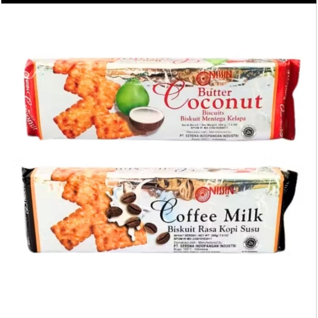 Jual Nissin Butter Coconut Kelapa Biscuit Crackers / Coffee Milk ...