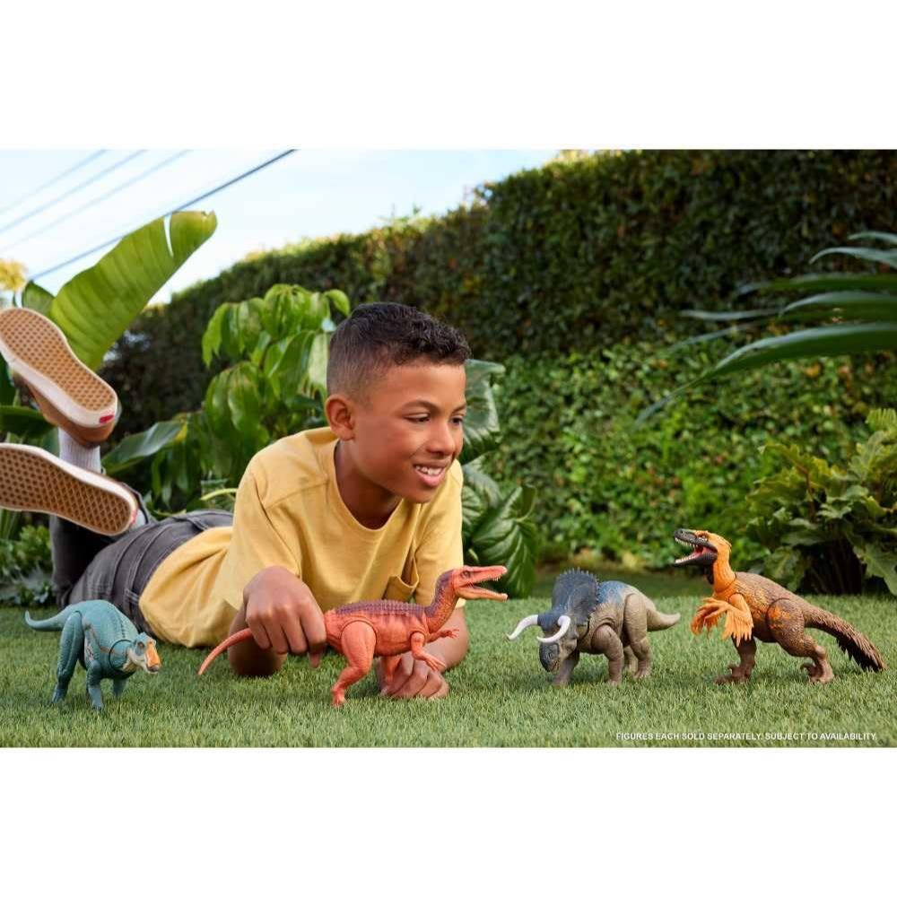 Jual Mattel Jurassic World Rebirth Wild Roar Utahraptor Dinosaur Toy ...