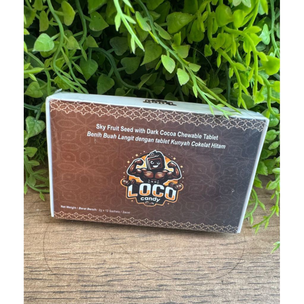 Jual Loco Candy ORI Permen Cokelat Asli Nya Saloko Dark Cocoa | Shopee ...