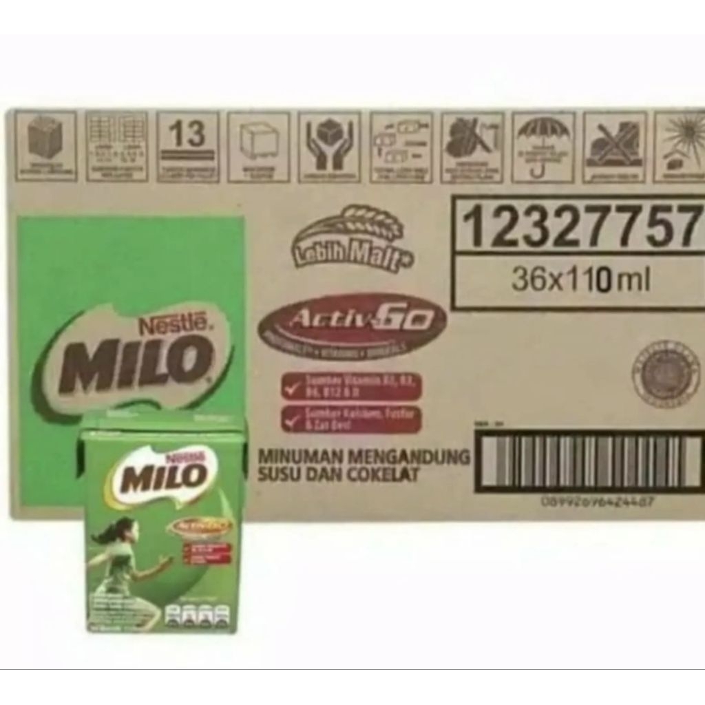 Jual Susu MILO uht 110 ml per dus 36 pcs | Shopee Indonesia