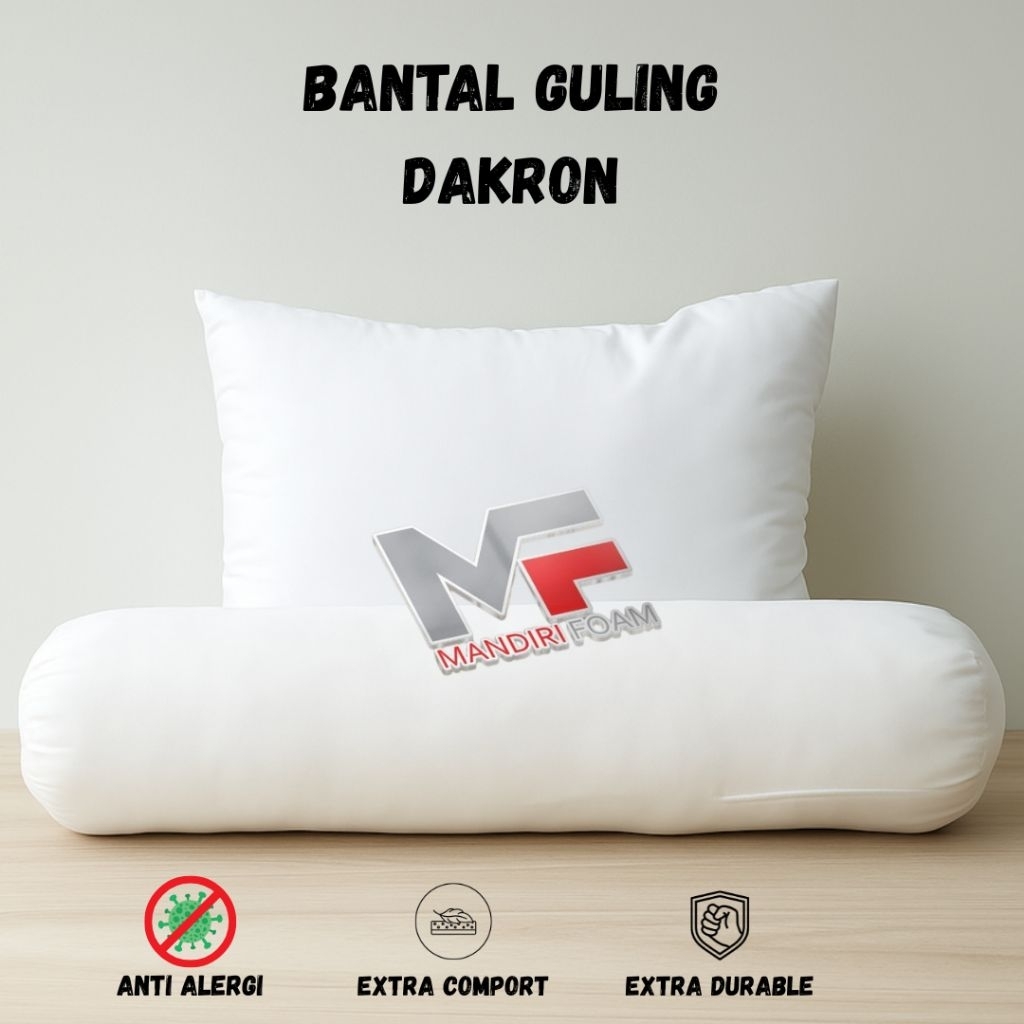 Jual Bantal Dakron 1set Bantal Hotel Super Busa Premium Dakron | Shopee ...