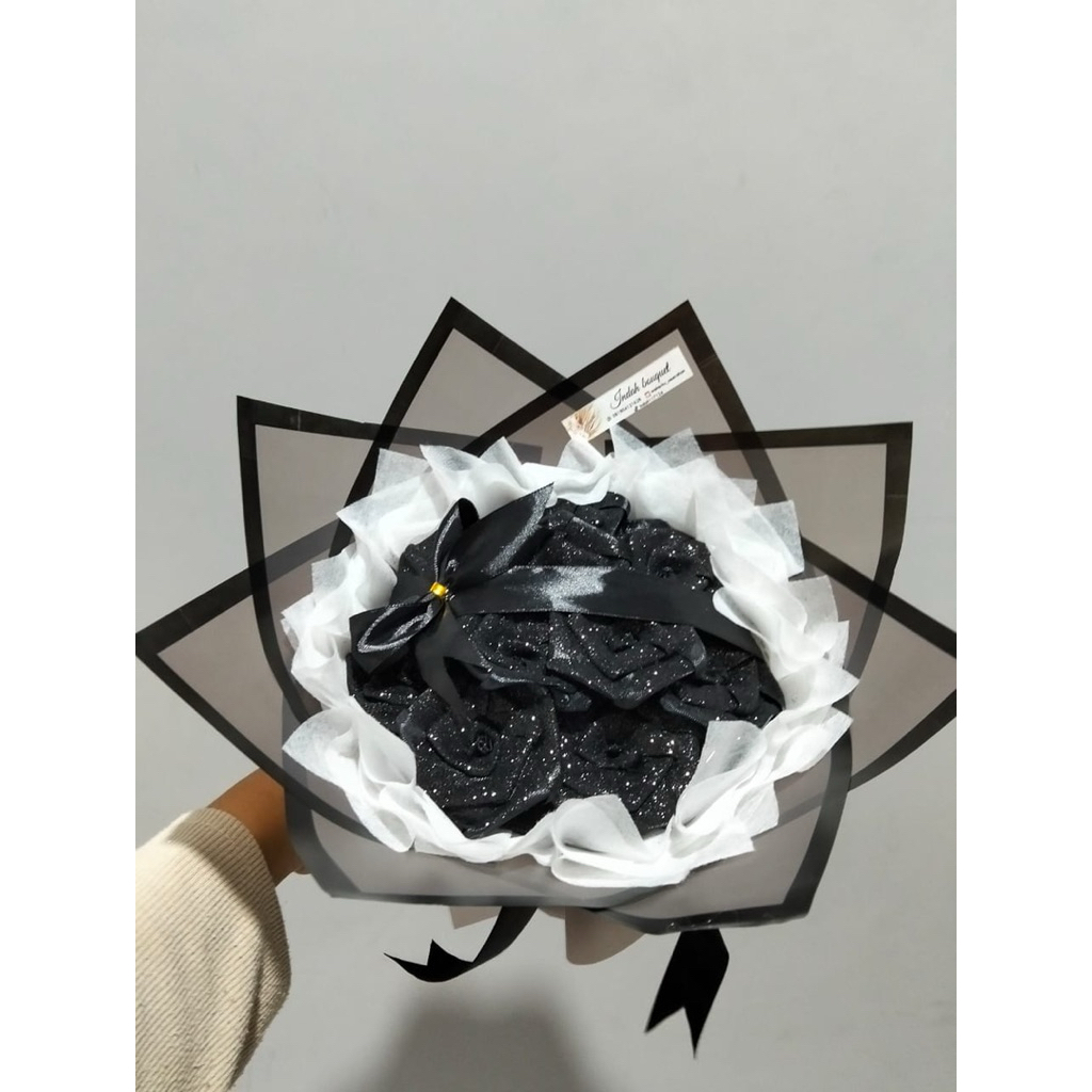 Jual Buket bunga pita satin isi 10 Bunga buket wisuda | Shopee Indonesia