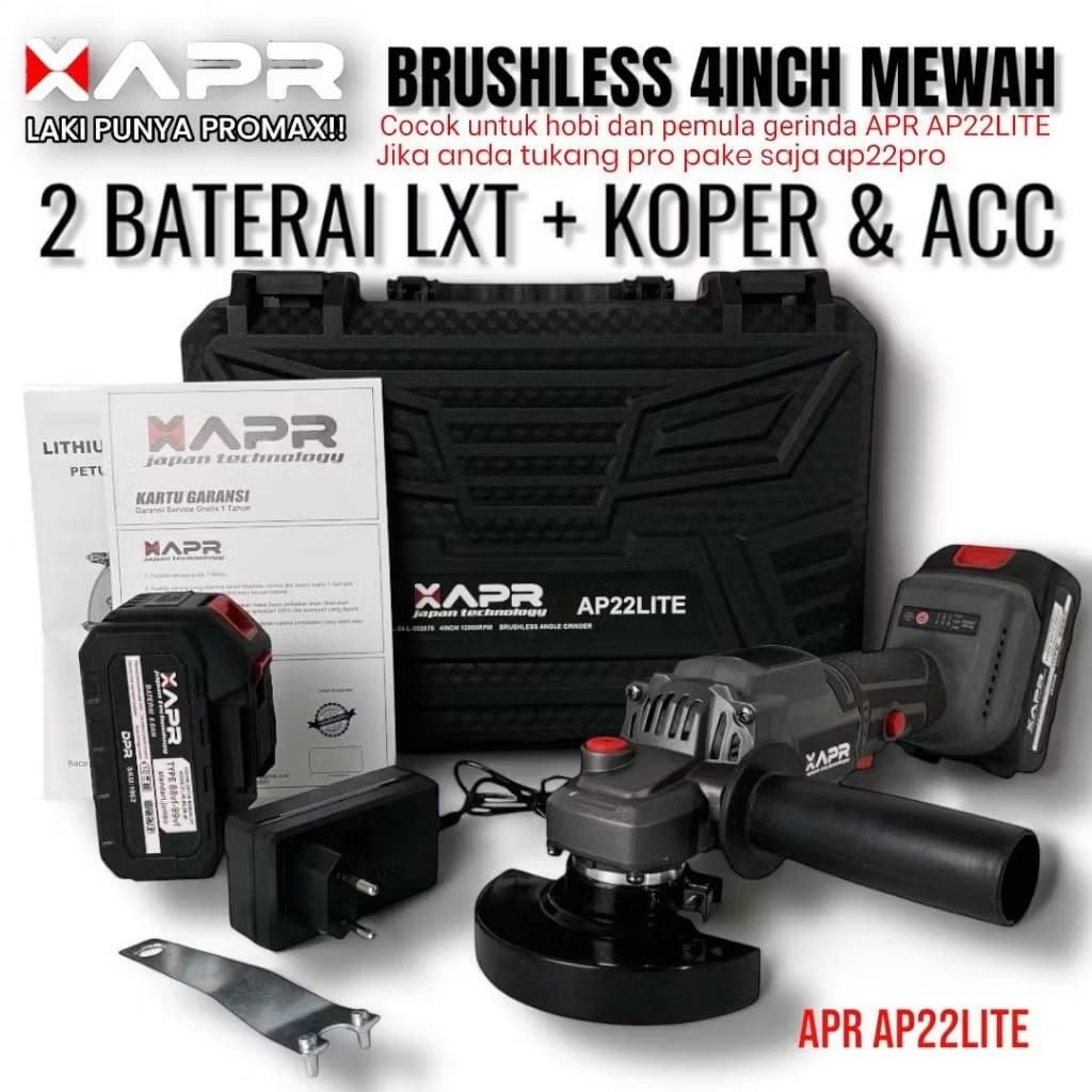 Jual APR Gerinda baterai APR Japan AP22PRO AP22LITE grinder gurinda ...