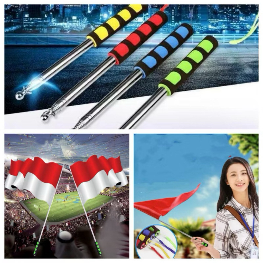 Jual Tiang Bendera / Tongkat Bendera / Telescopic Pointer Stick / Flag ...