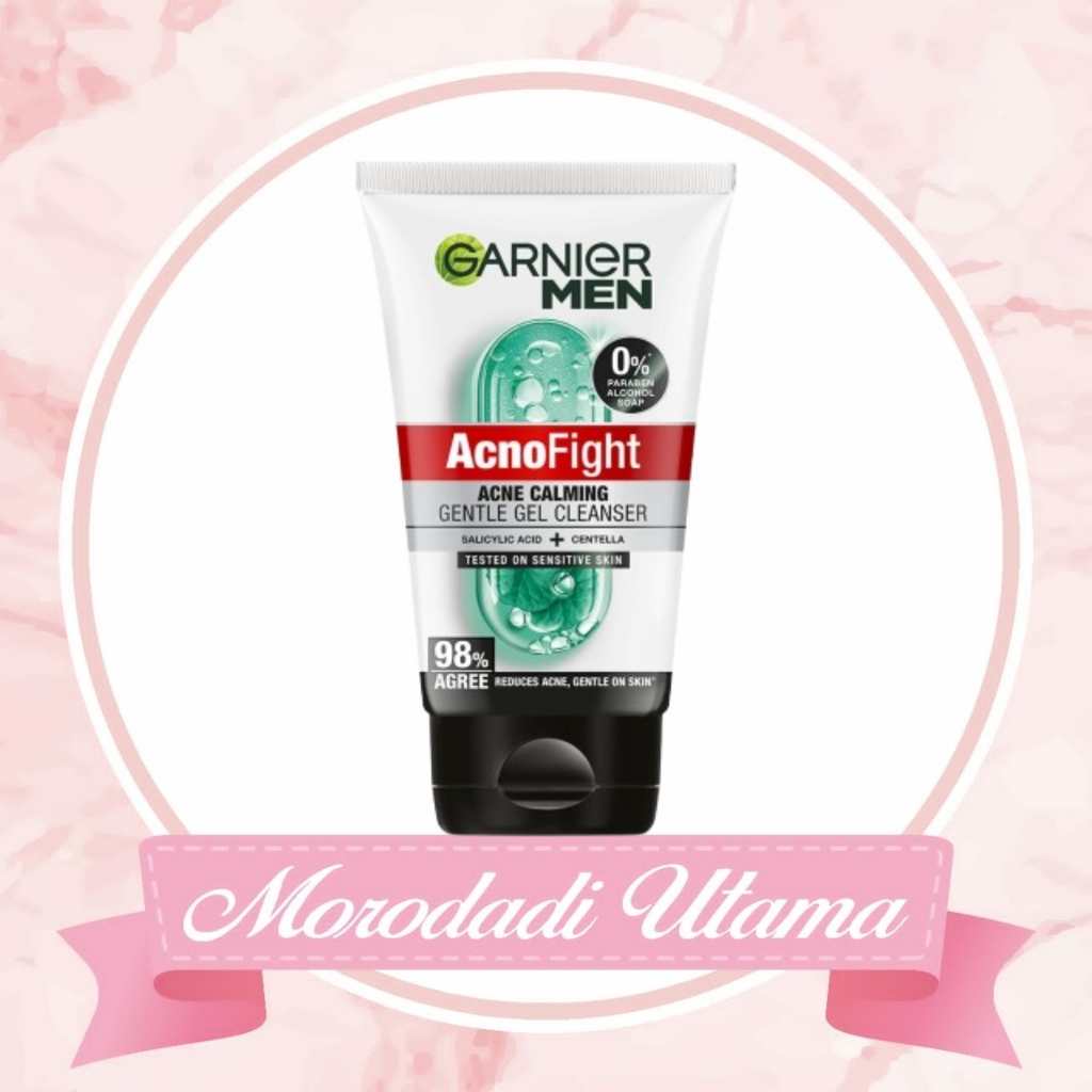 Jual Garnier Men Acno Fight Acne Calming Gentle Gel Cleanser 100ml ...