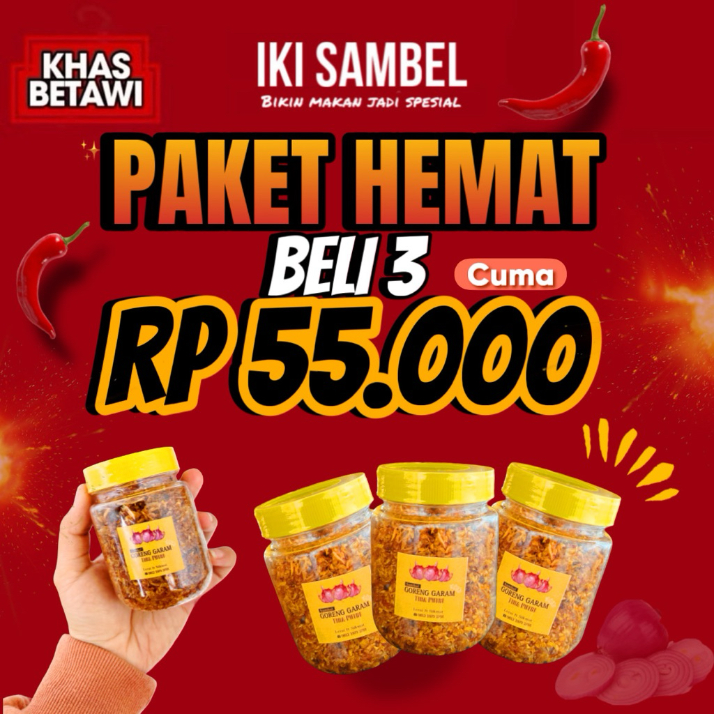 Jual PAKET HEMAT BELI 3 GORENG GAREM | Shopee Indonesia