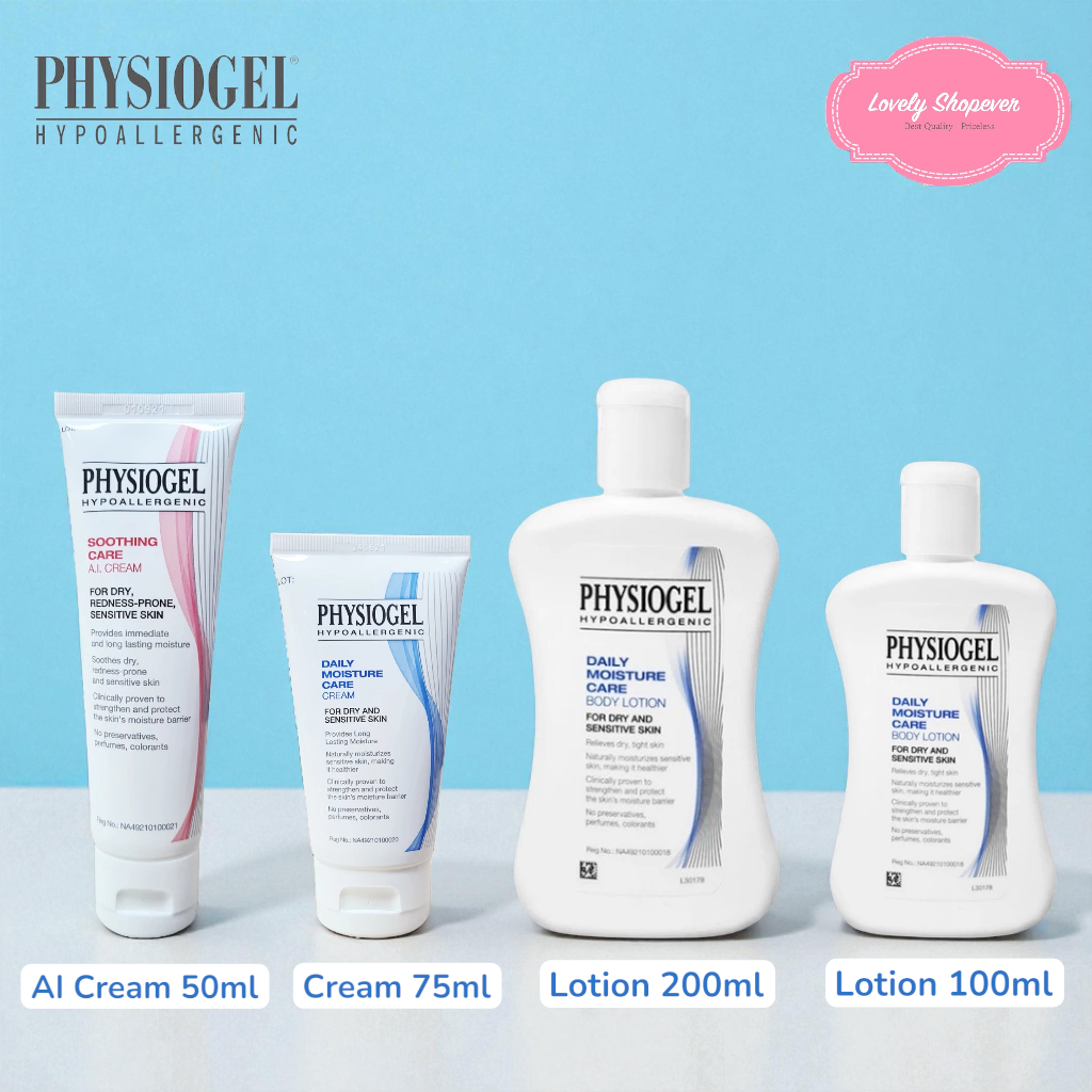 Jual Physiogel Soothing Care AI Cream 50ml | Daily Moisture Care Lotion ...