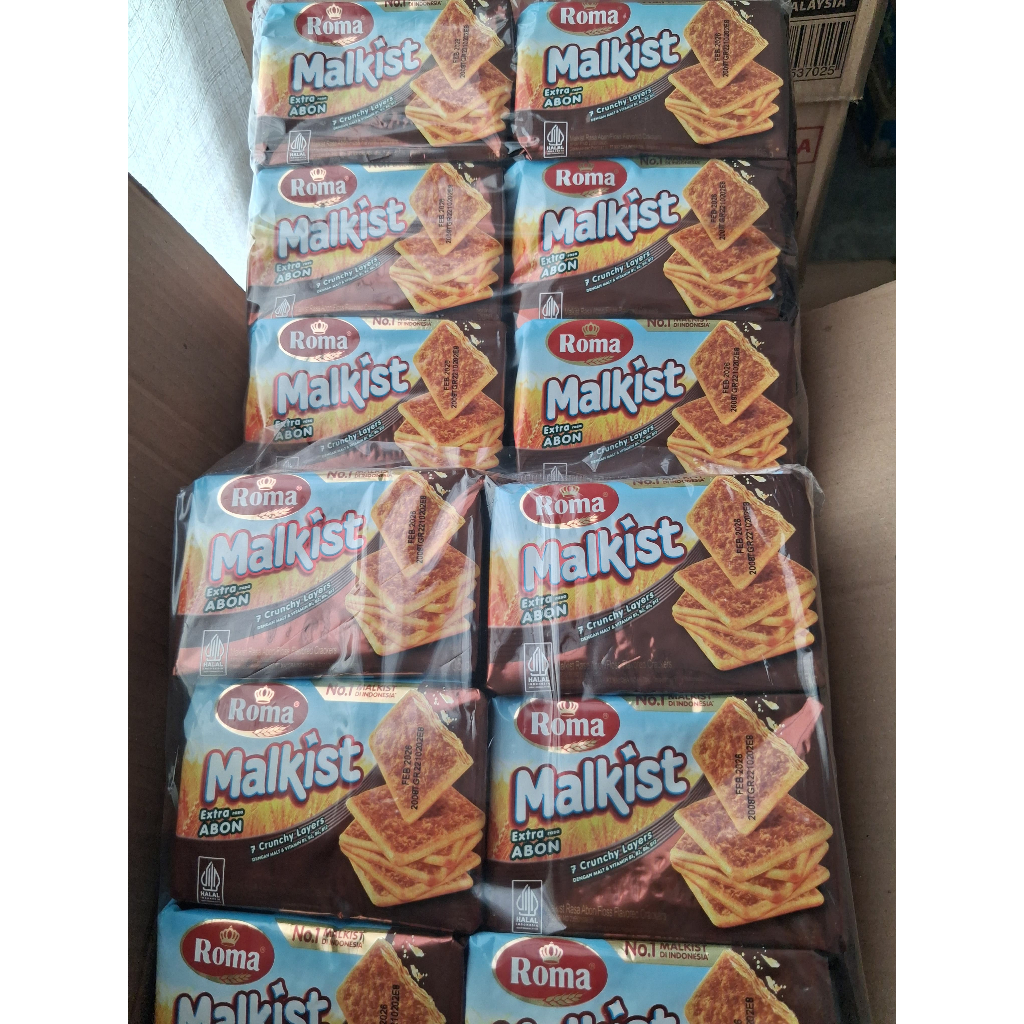 Jual Roma Malkist Sweet Crackers / ABON / Belgian Chocolate 105 gram ...