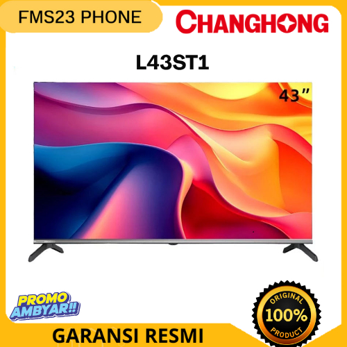 Jual TV CHANGHONG L43ST1" 43 INCH GOOGLE TV SMART TV BEZEL LESS ...