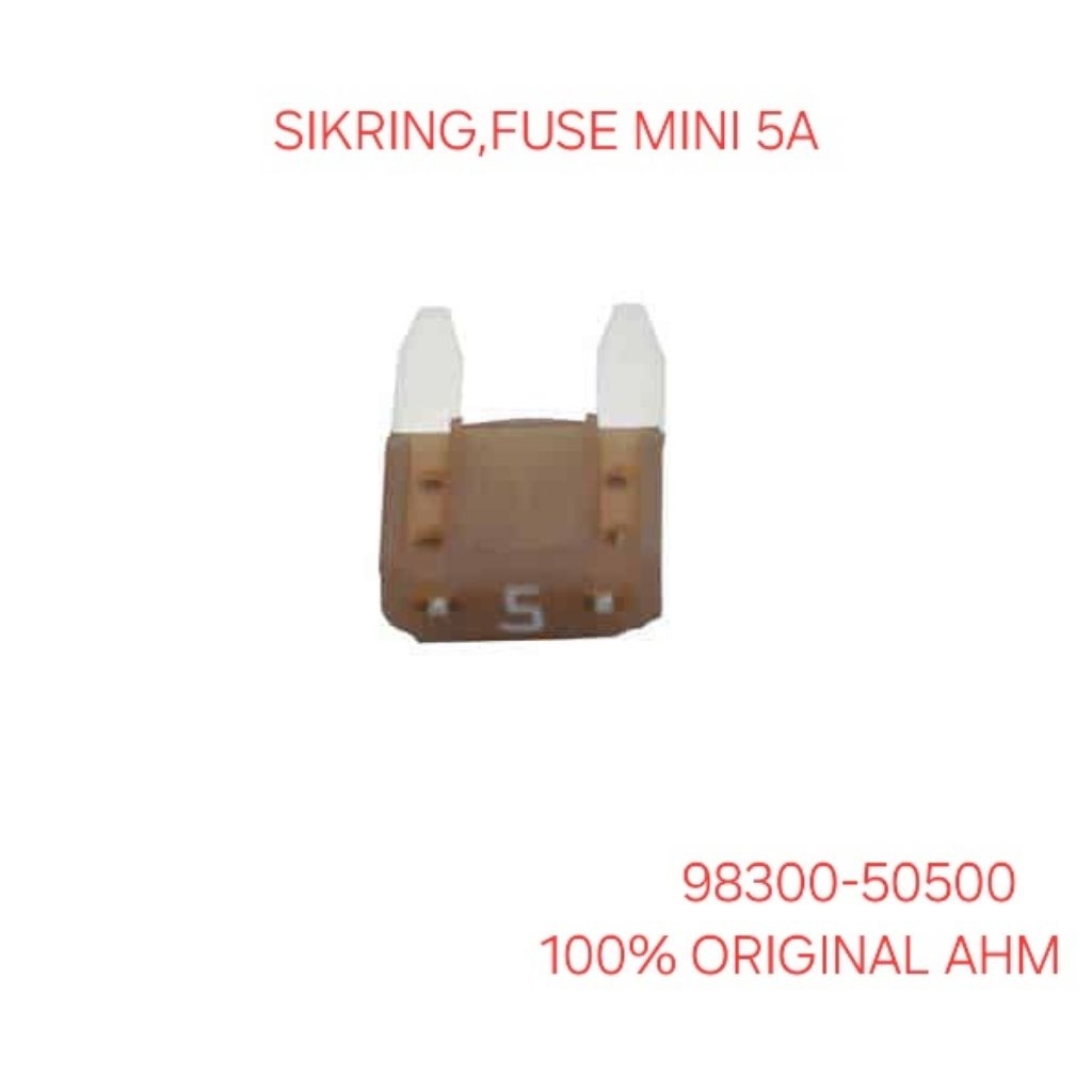 Jual Sekring, Fuse 5A Universal Honda BeAT eSP,Vario 125 Kode Part ...