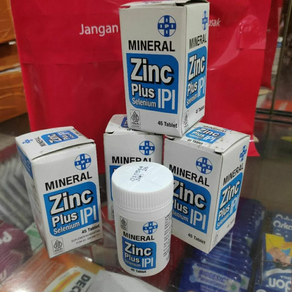 Jual zinc plus ipi isi 45tablet vitamin dws&anak | Shopee Indonesia