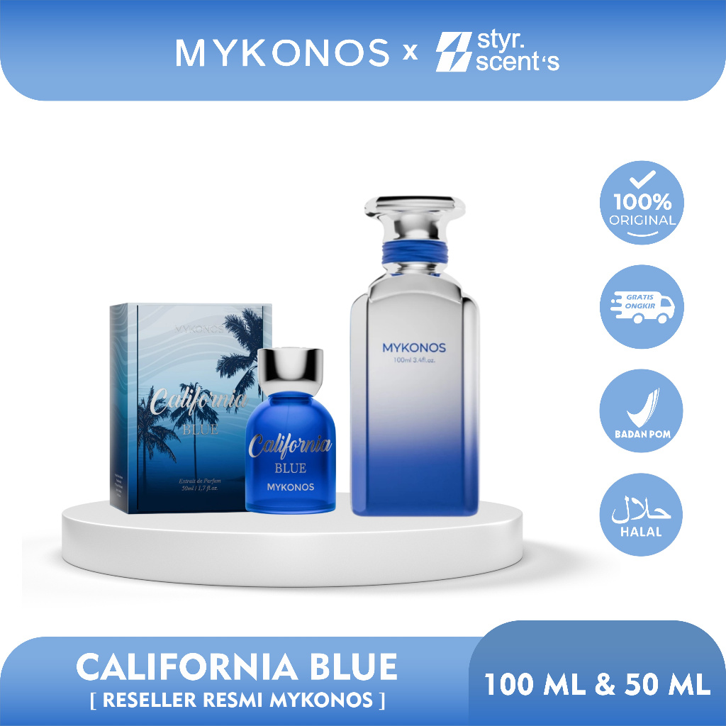 Jual [ READY ] Mykonos California Blue Extrait de Parfum 50ml dan 100ml ...
