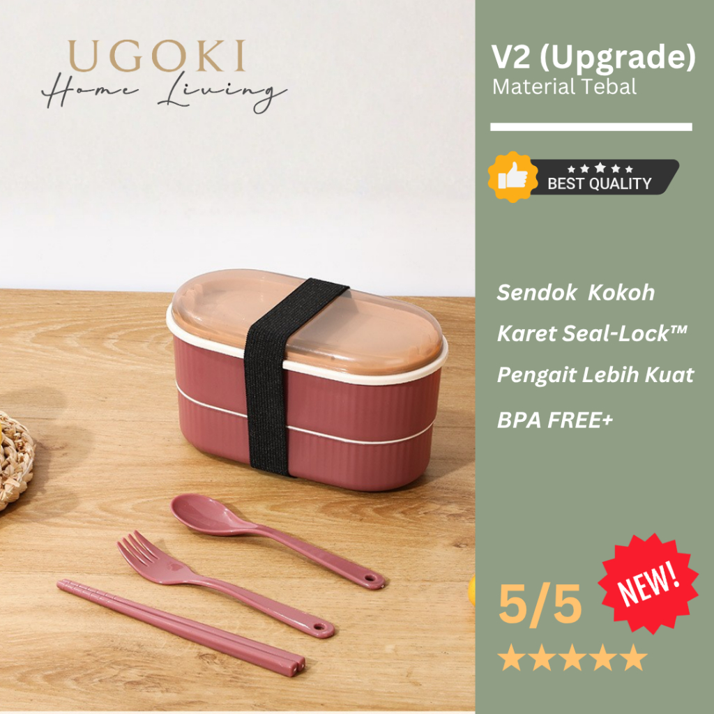 Jual UGOKI - DOYA Kotak Simpan Makanan Minimalis Wadah Makan Plastik ...
