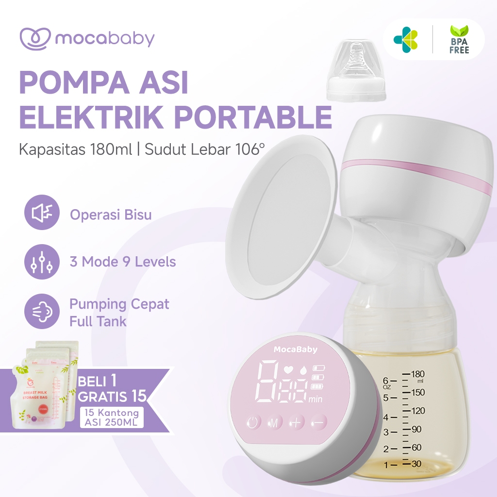 Jual Mocababy Hisap Kuat Handfree Pompa ASI Elektrik Tanpa Kabel ...