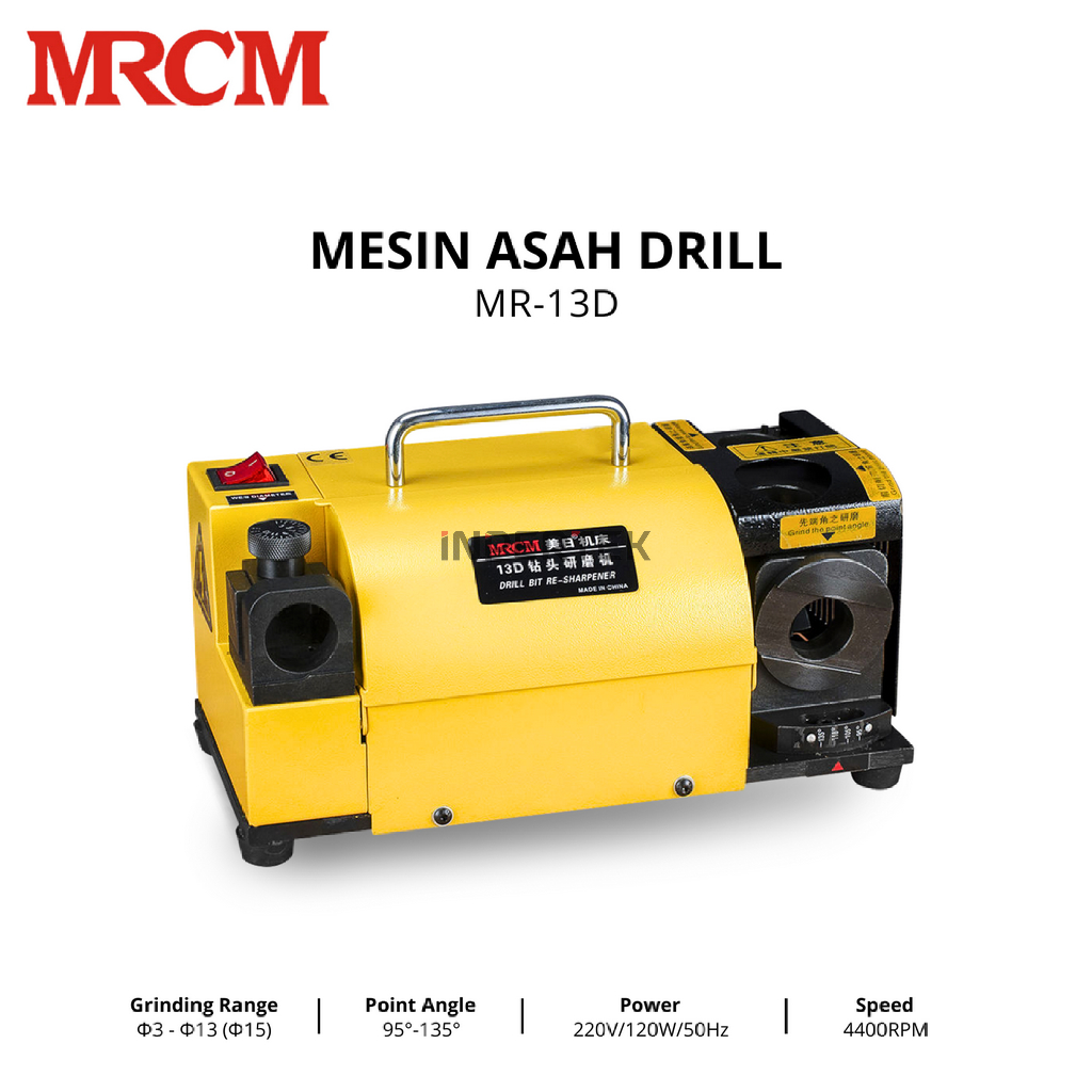 Jual Mesin Asah Mata Bor MR-13D MRCM Machine Sharpener 2-13mm Drill Bit ...