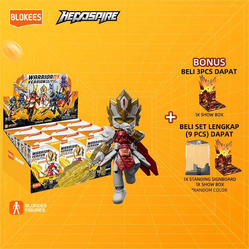 Jual [BARU] BLOKEES HERO SPIRE Blind Box Mainan Balok Anak Toys (1 PCS ...