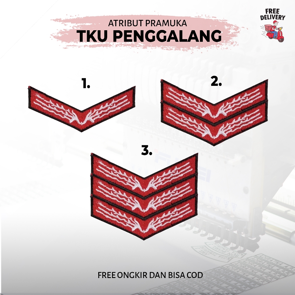 Jual Tanda Kecakapan Umum Pramuka Penggalang /TKU Penggalang / TKU ...