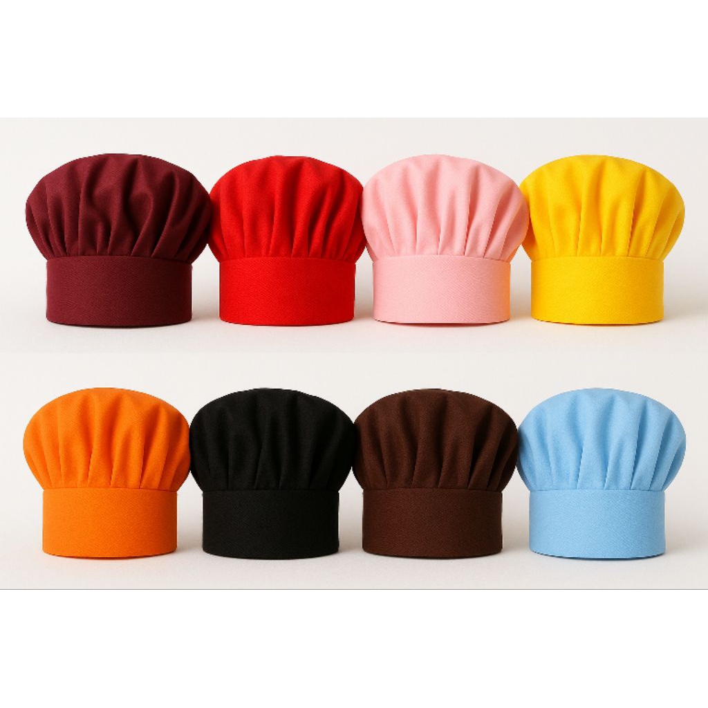 Jual DNA TOPI CHEF JAMUR KOKI PEREKAT - ALLSIZE UNTUK ANAK DEWASA ...