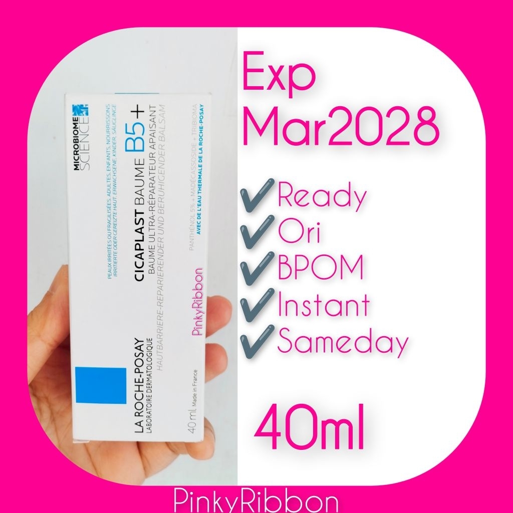 Jual LA ROCHE POSAY 40ml 100ml Cicaplast Baume B5+ Plus 40 100 ml | Shopee Indonesia