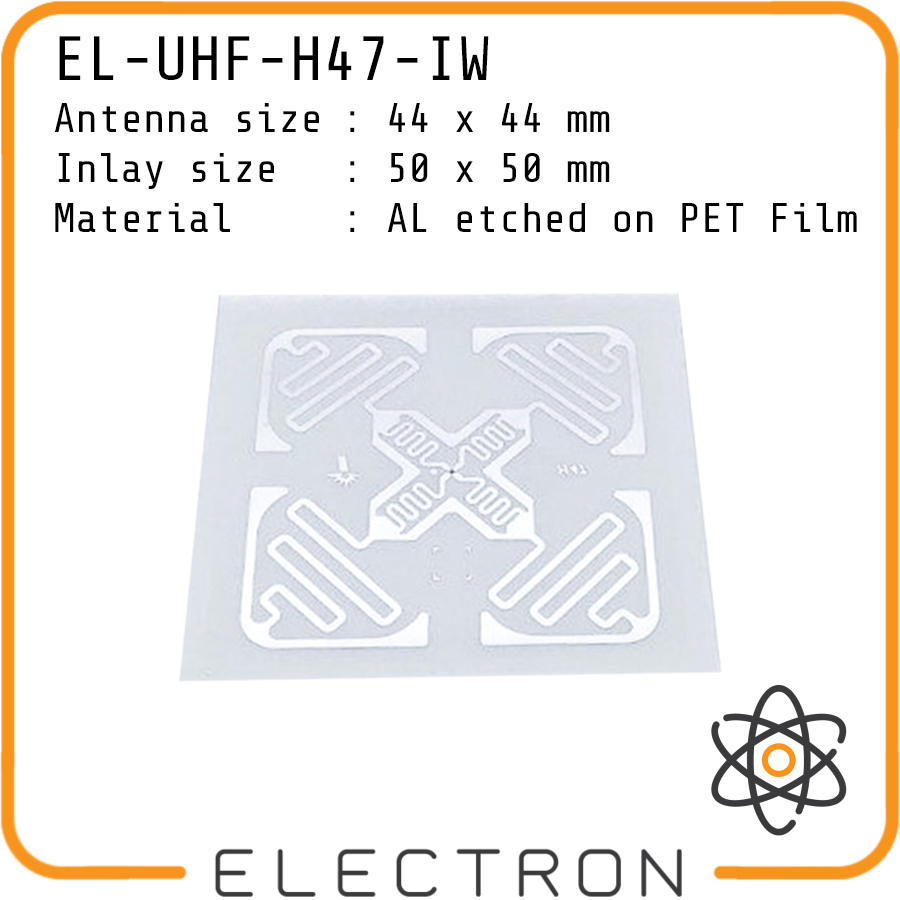 Jual EL-UHF-H47-IW Tag Wet Inlay Impinj Monza 4 ISO 18000-6C EPC ...