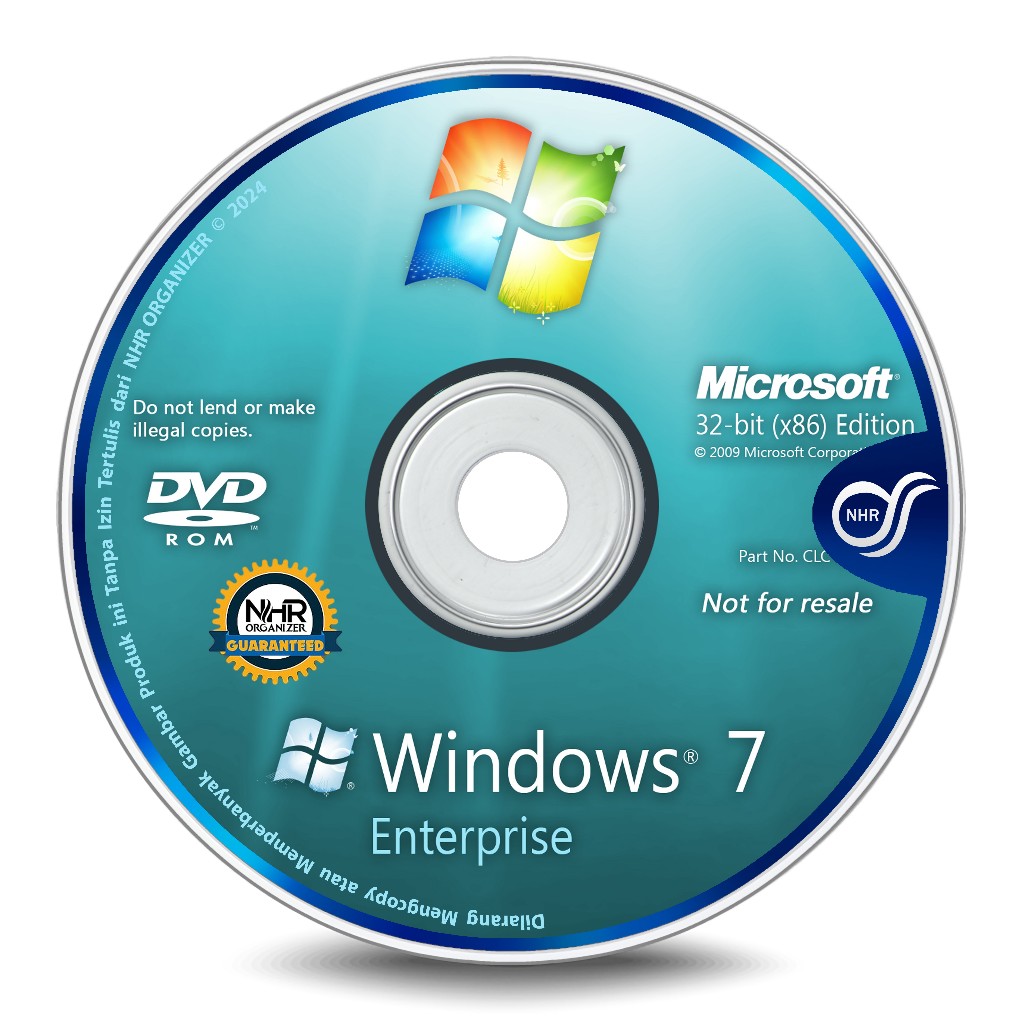Jual BISA COD - DVD Installer Windows® 7 Enterprise SP1 || 32 Bit / 64 ...